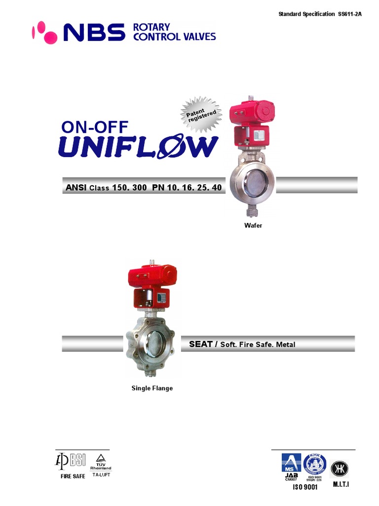 Nbs Bfy Valve | PDF | Actuator | Valve