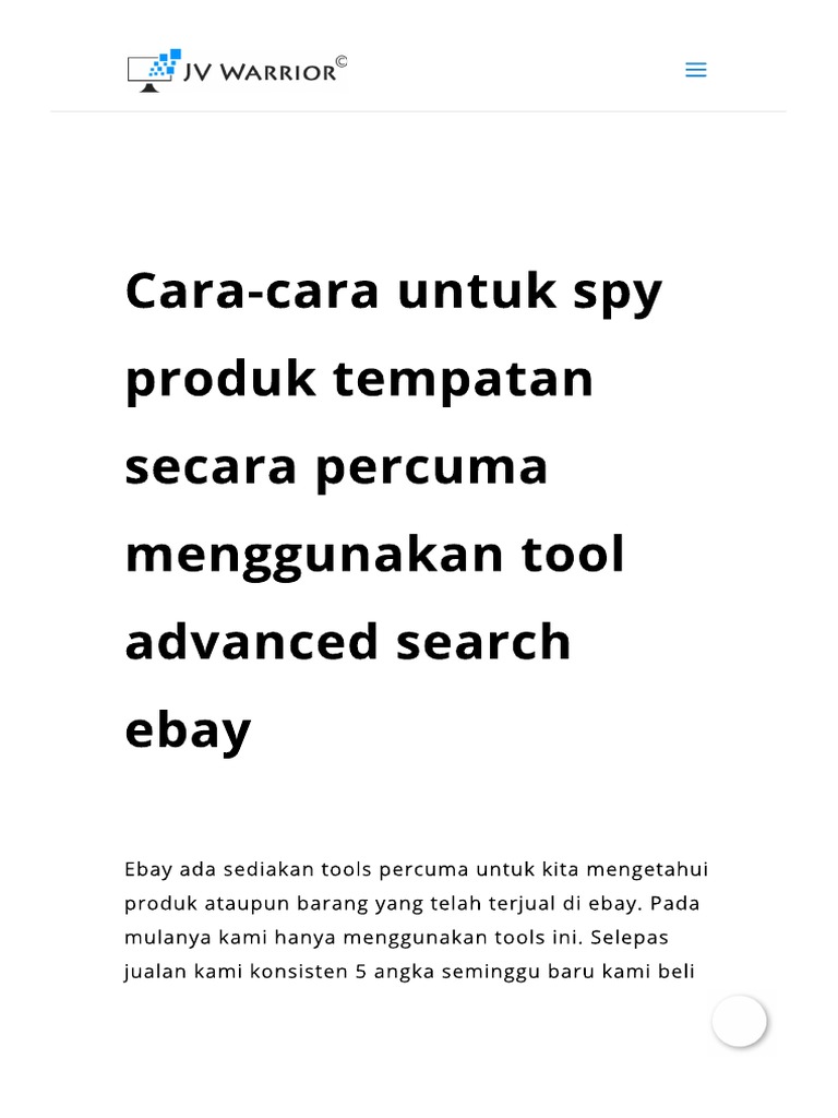 Advanced Search Ebay | PDF