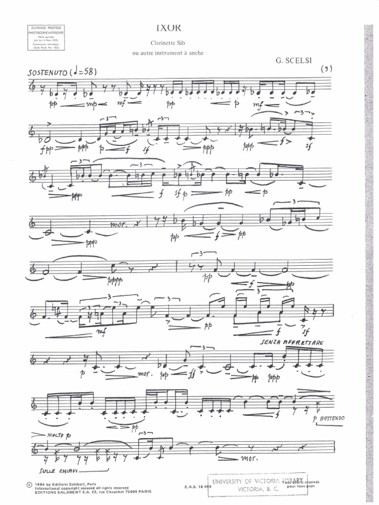 Scelsi, Giacinto - Ixor | PDF