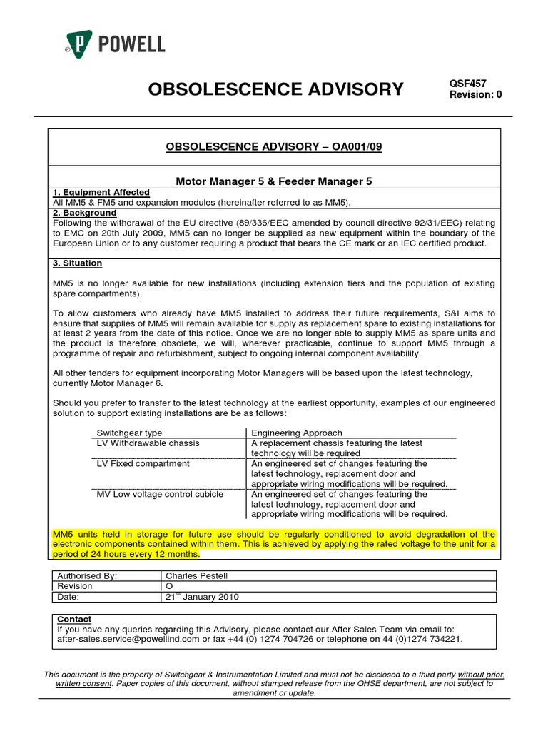 Motor Manager 5 Range - Availability | PDF | European Union ...