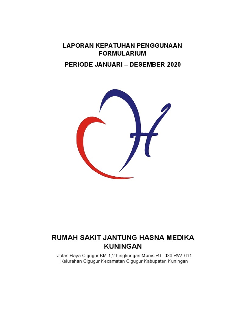 Laporan Kepatuhan Formularium 2020 Pdf