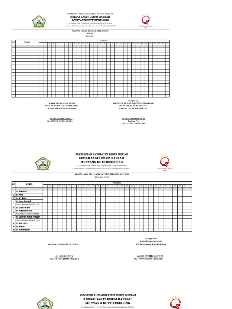 Absen Jamal Dokter Umum | PDF