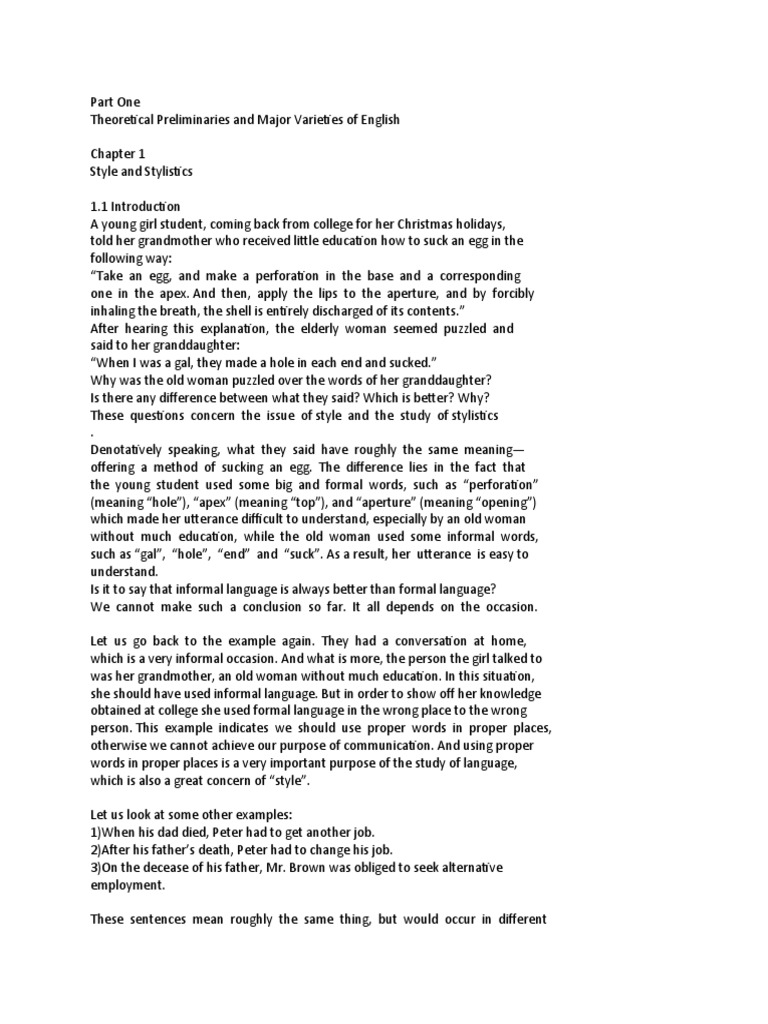 Style and Stylistics | PDF | Linguistics | Rhetoric