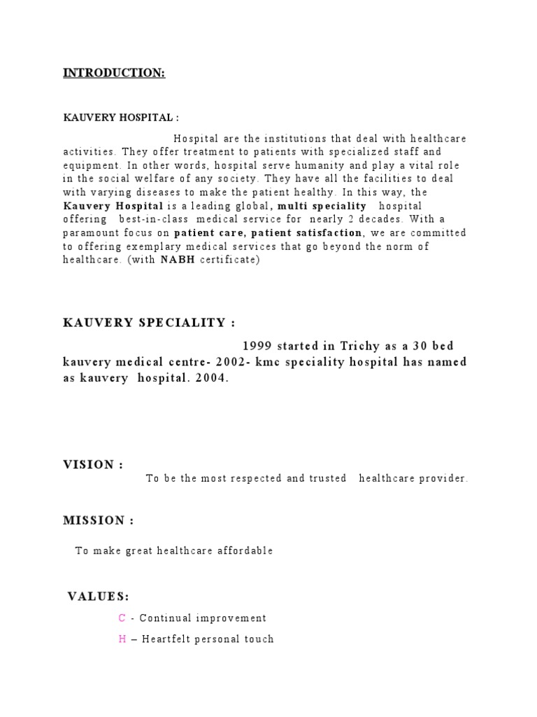 Kauvery Hospital:: Kauvery Medical Centre-2002 - KMC Speciality ...