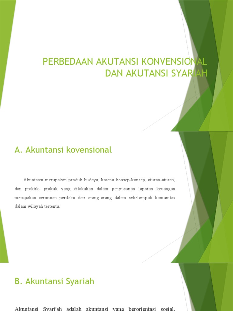 Perbedaan Akutansi Konvensional Dan Akutansi Syariah | PDF | Karier ...