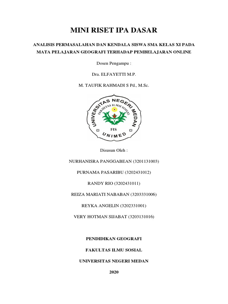 Mini Riset Ipa Dasar - Kelompok 4 | PDF