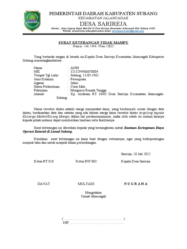 SKTM Biasa | PDF