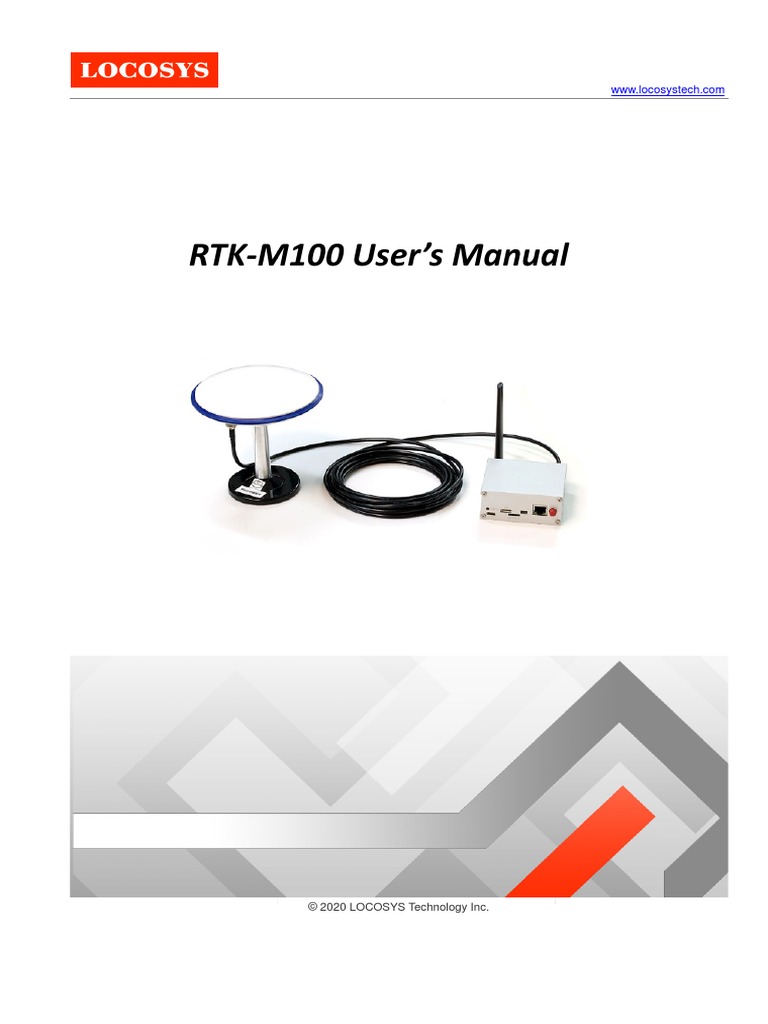 RTK-M100 User's Manual M100 User's Manual M100 User's Manual | PDF ...