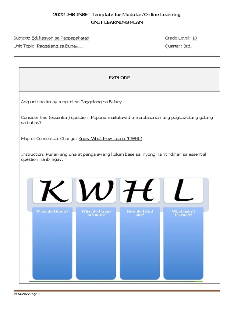 3 G3 Learning Plan FINAL | PDF