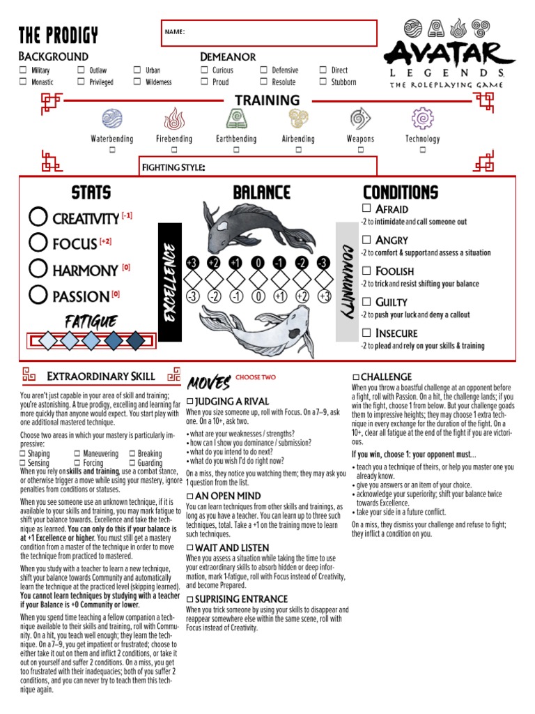 Stats Balance Conditions: Training | PDF