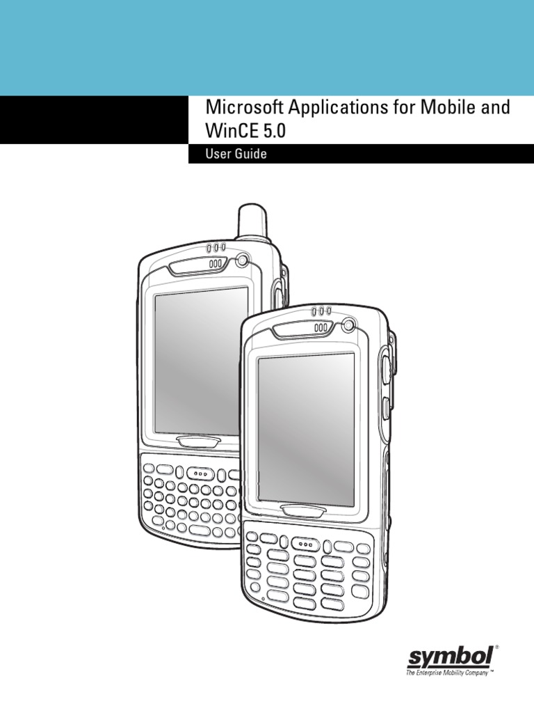 Microsoft Applications For Mobile and Wince 5.0: User Guide | PDF | Icon (Computing) | Microsoft ...