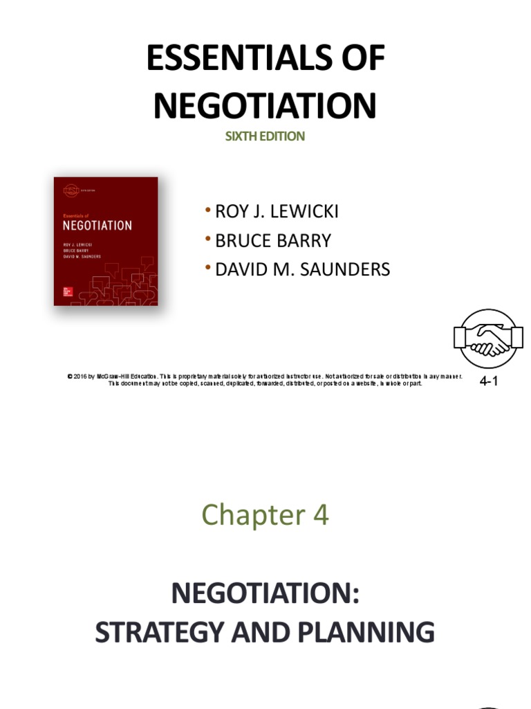 Strategy and Tactics of Integrative Negotiation | PDF | Negotiation | Bargaining