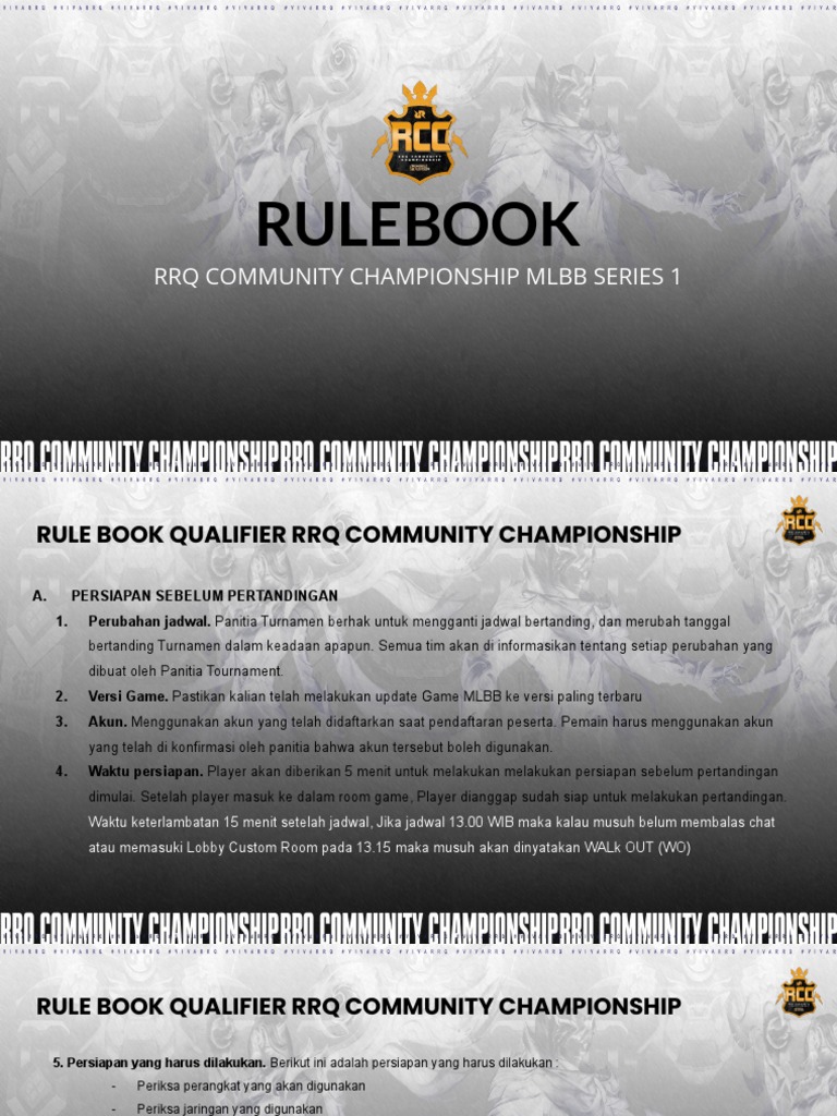 Rulebook Terbaru | PDF