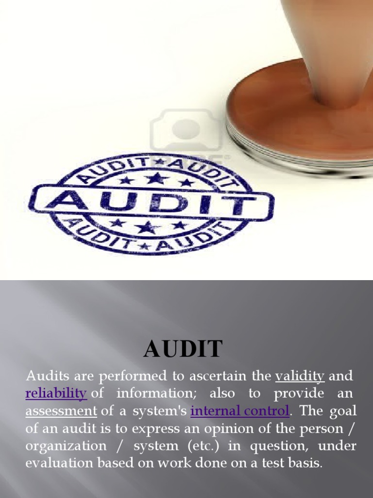 Basics of Audit Lecture # 1 | PDF | Audit | Financial Audit Basics of Audit Lecture # 1 | PDF | Audit | Financial Audit