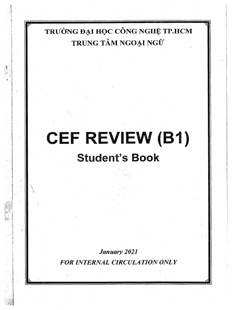 Cef Review B1 | PDF