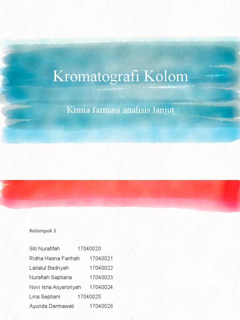 Kromatografi Kolom | PDF