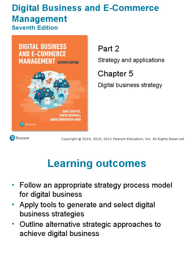 E Business Strategy Chaffey 5 | PDF | Strategic Management | E Commerce