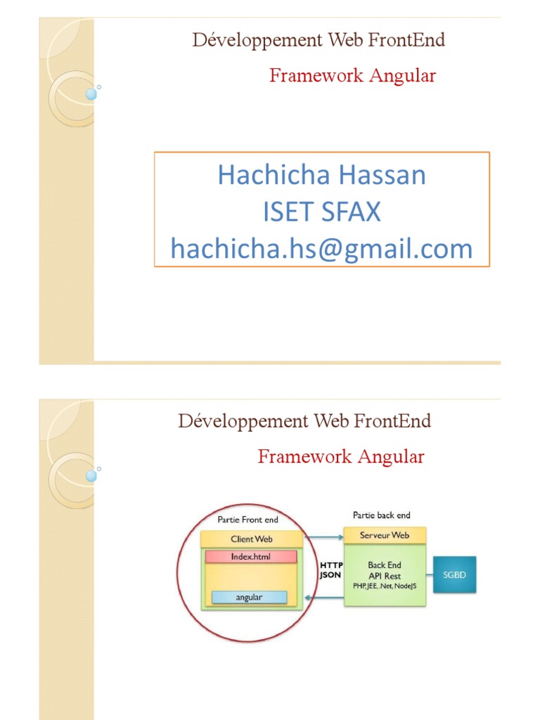 Cours Angular Partie 1 | PDF | JavaScript | Internet