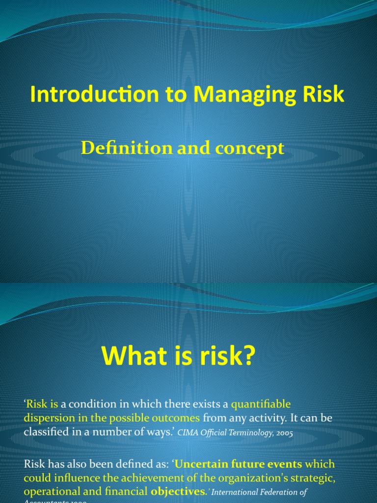 Managing Risk | PDF | Risk | Credit Managing Risk | PDF | Risk | Credit