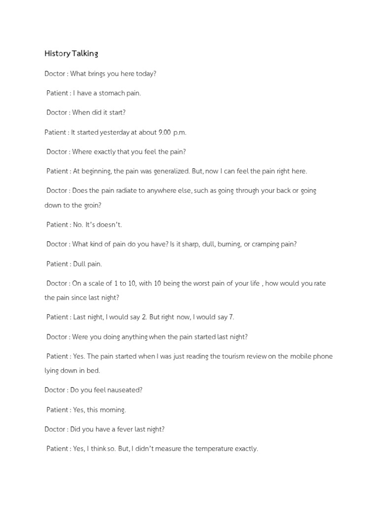 History Talking | PDF