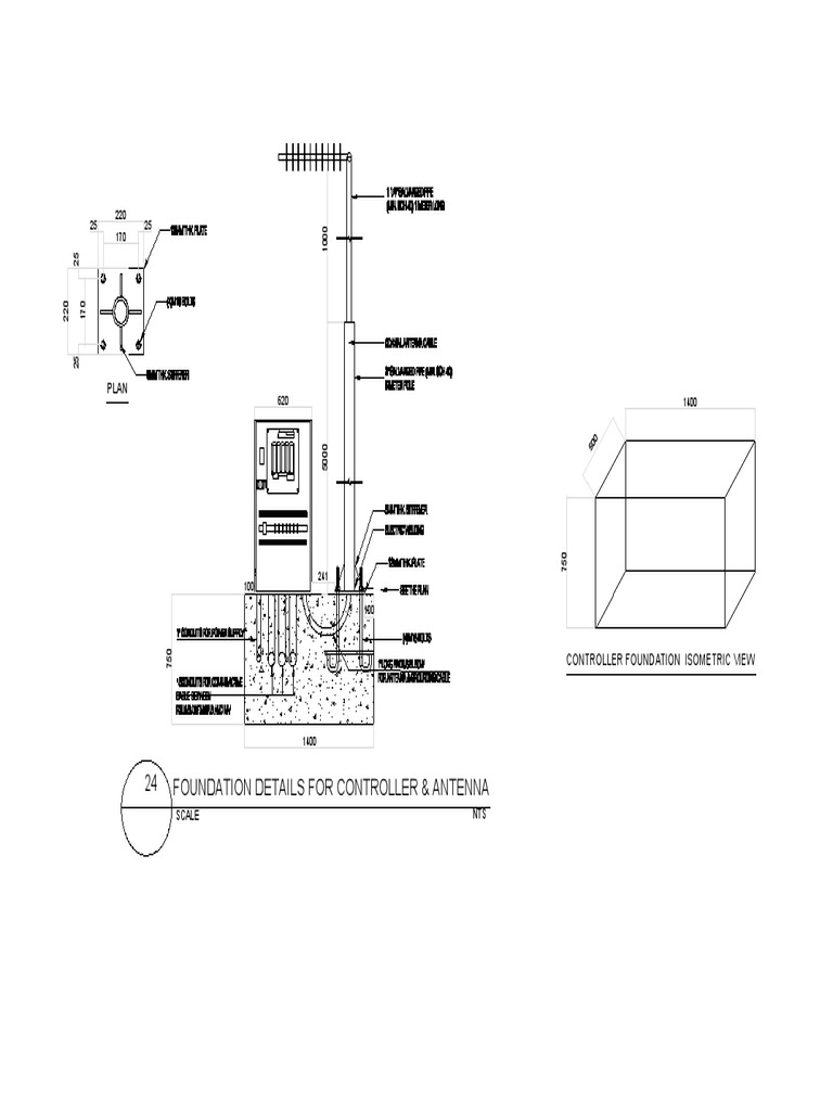 Foundation Details for Controller | PDF