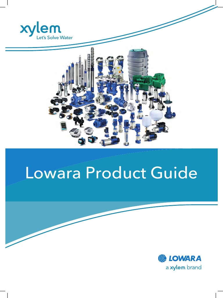 Lowara Product Guide | PDF | Pump | Water