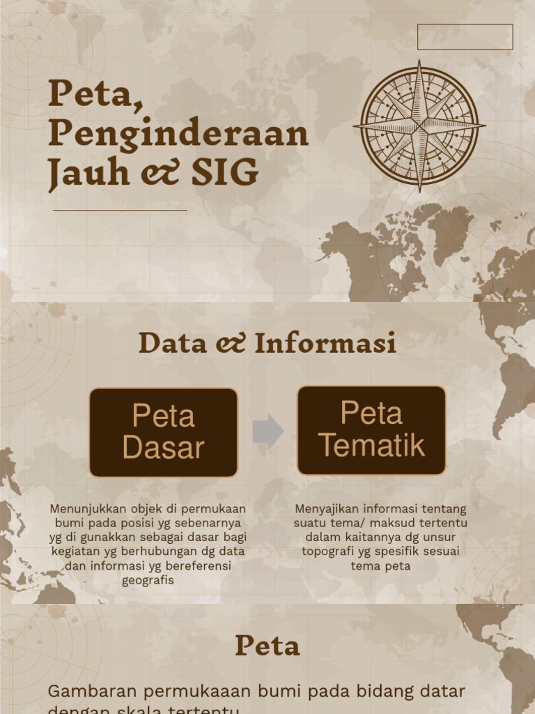 Peta: Fungsi, Jenis, dan Skala | PDF | Metode & Bahan Ajar