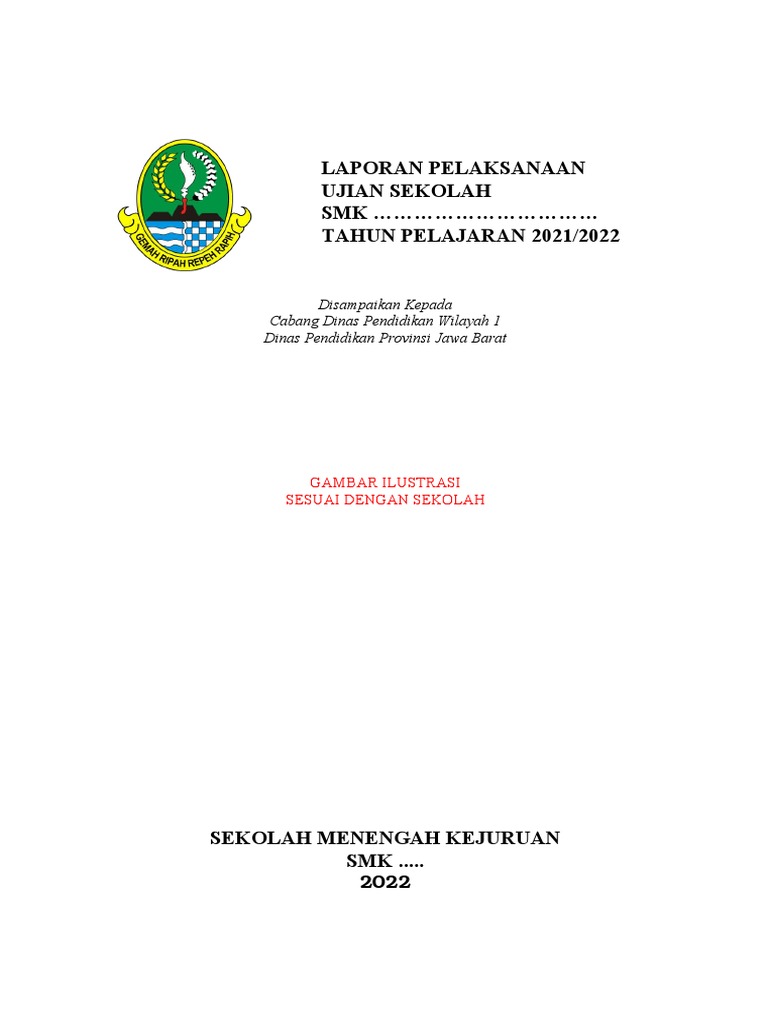 Laporan Ujian Sekolah SMK 2021/2022 | PDF