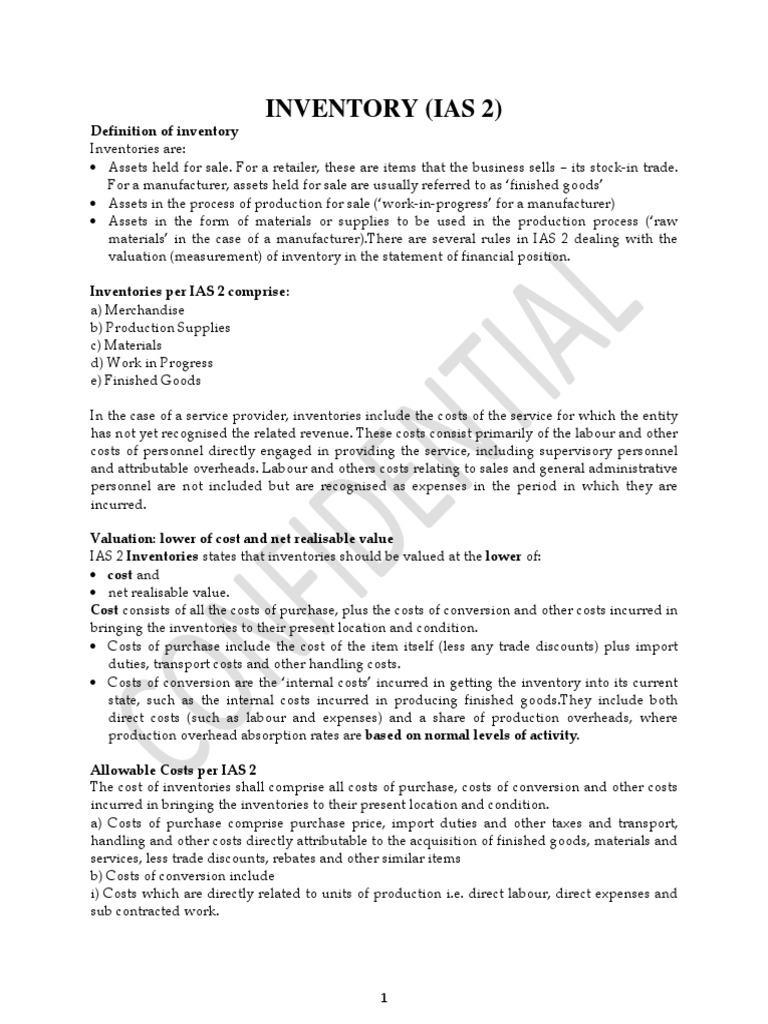 CR Notes Online | PDF | Inventory | International Financial Reporting ...