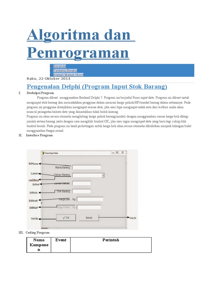 Contoh Form | PDF