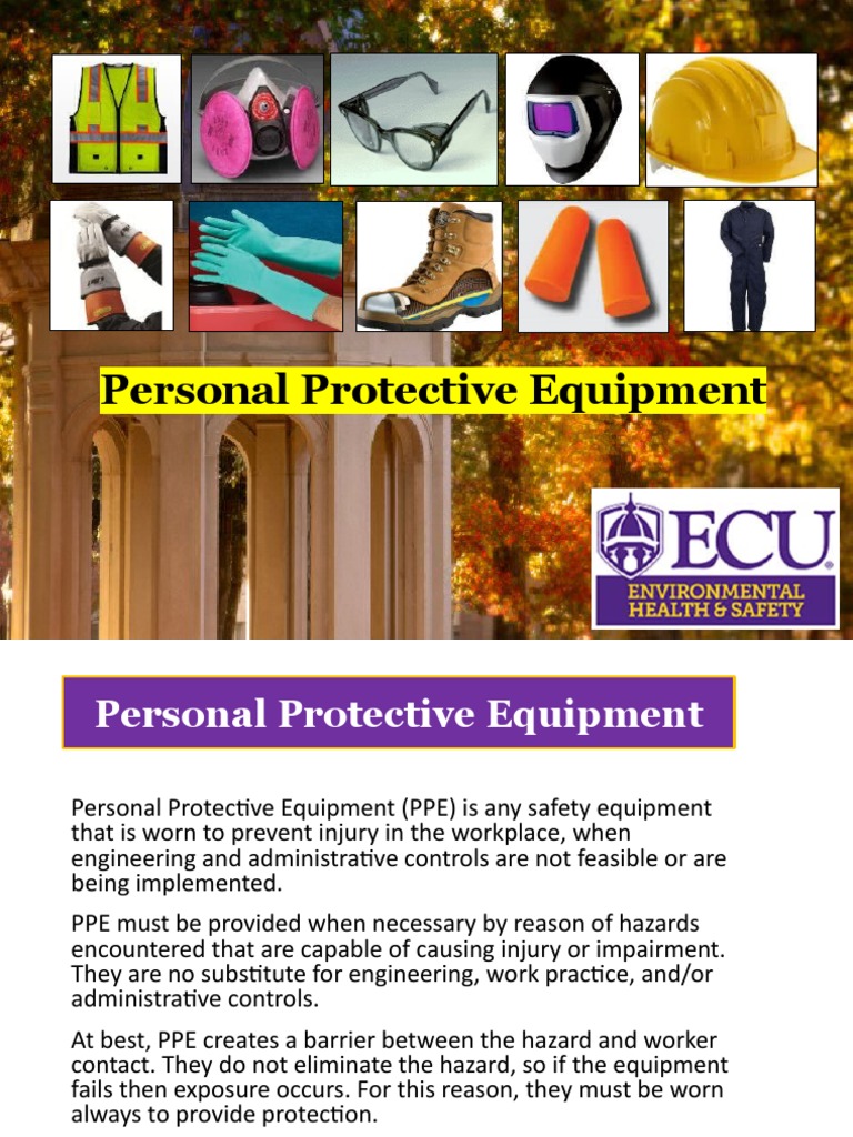Personal Protective Equipment | PDF | Personal Protective Equipment | Workplace