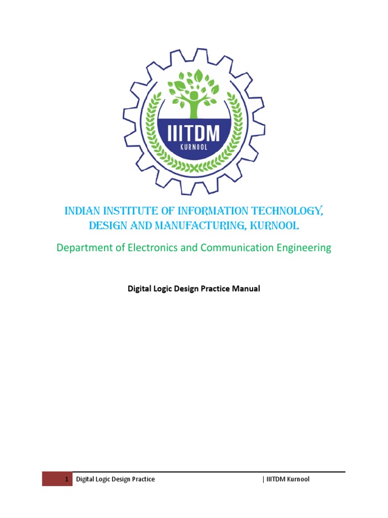 Digital Logic Design Practice Manual | PDF | Logic Gate | Digital Electronics