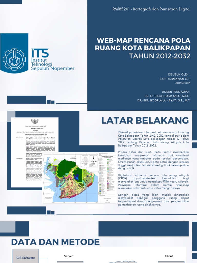 Web-Map Rencana Pola Ruang Kota Balikpapan Tahun 2012-2032 | PDF