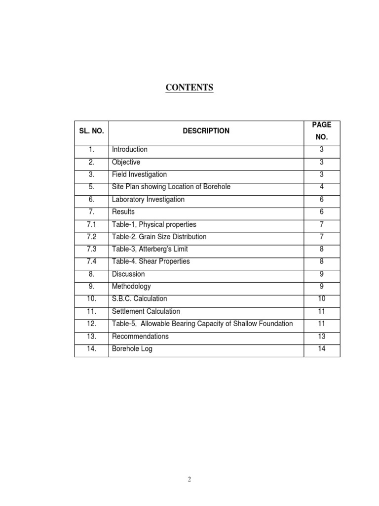 Soil Investigation Report | PDF | Geotechnical Engineering | Earth Sciences