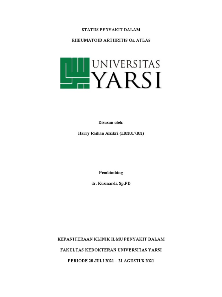 Status IPD RA Os. Atlas | PDF