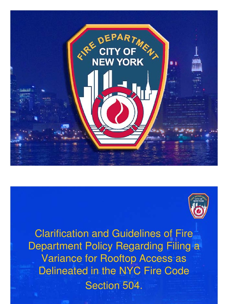 FDNY Presentation | PDF | New York City Fire Department | Fire Engine
