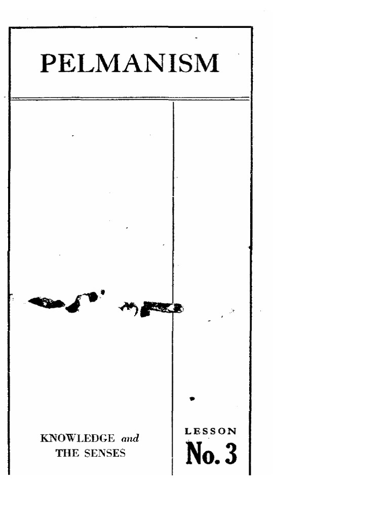 Pelmanism 3 | PDF