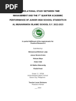 Effectiveness of Time Management To Their Academic Performance | PDF ...