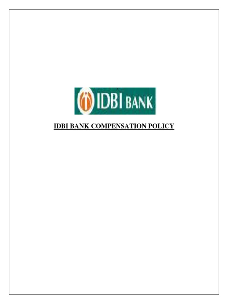 IDBI Bank Compensation Policy Overview | PDF | Employee Stock Option ...