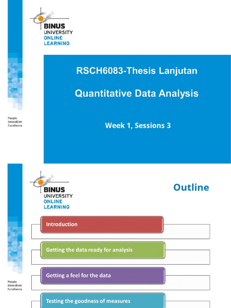 PPT1-S3 Quantitative Data Analysis | PDF | Career & Growth | Computers
