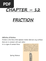 Friction Class 8th | PDF | Friction | Force