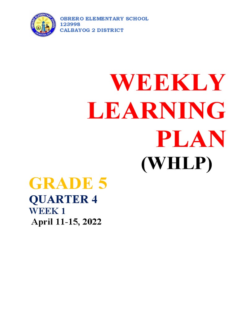 WLP 4th Quarter | PDF