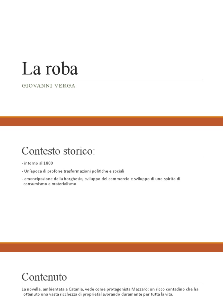 La Roba Verga | PDF