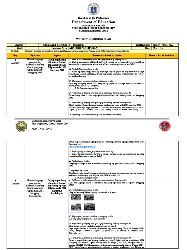 WLP Quarter 4 Week 5 | PDF