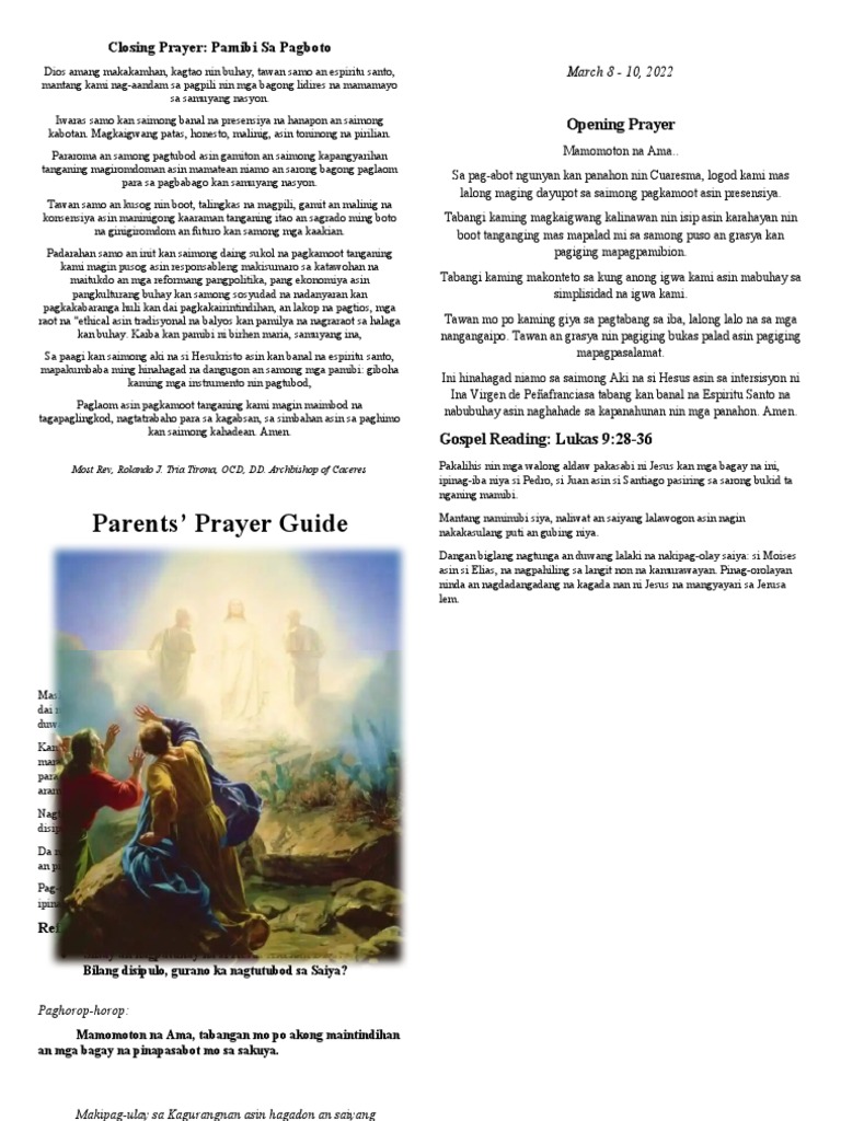Prayer Guide | PDF
