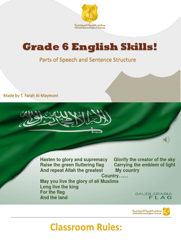 Grade 6 English Skills | PDF | English Language | Noun