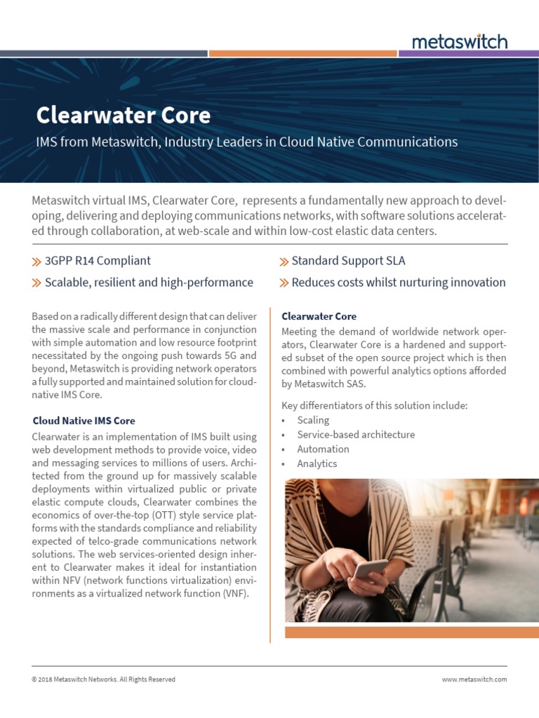 Metaswitch Clearwater Core | PDF | Ip Multimedia Subsystem | Cloud ...