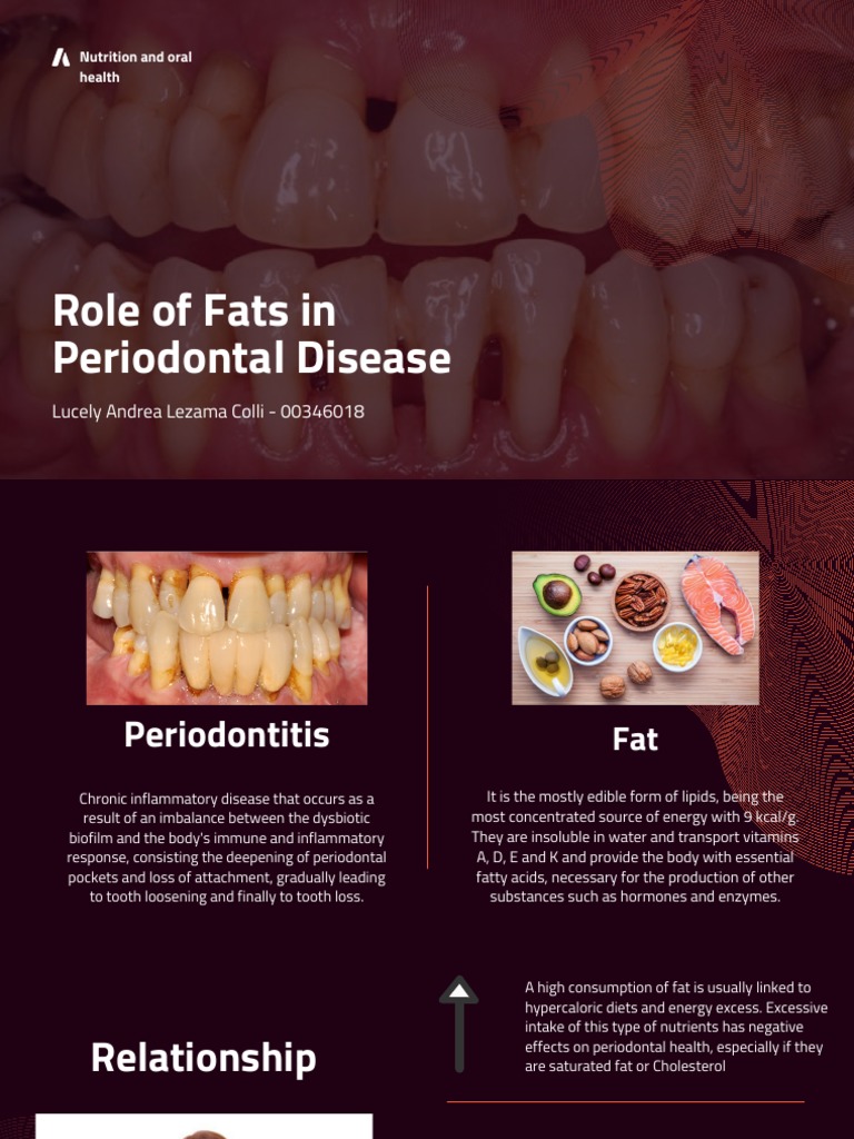 Role of Fats in Periodontal Disease | PDF | Fat | Diet & Nutrition