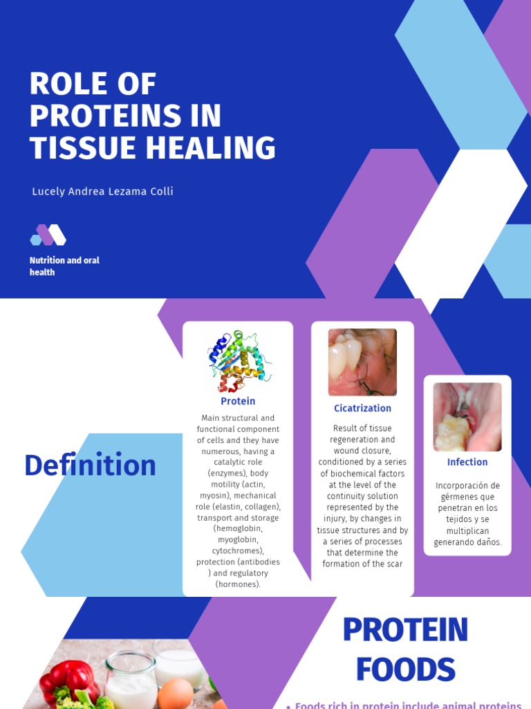 Role of Proteins in Tissue | PDF | Wound Healing | Extracellular Matrix
