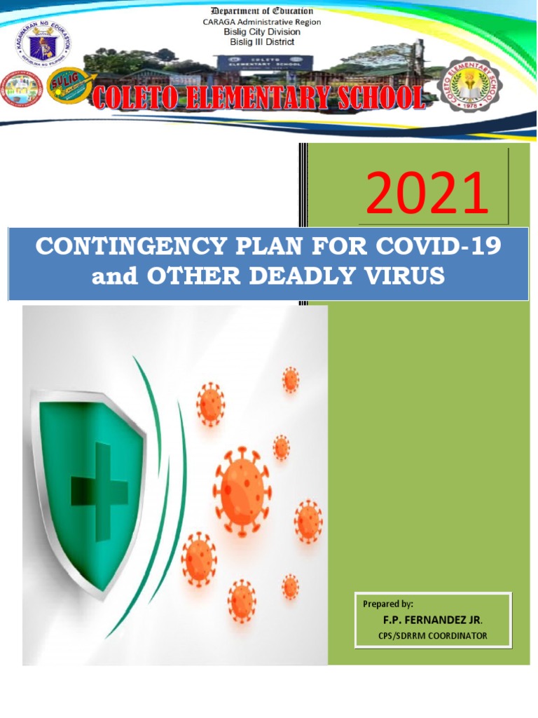 Contingency Plan DRRM | PDF | Emergency Management | Pandemic